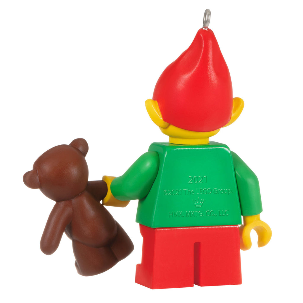 Hallmark Keepsake LEGO® Elf and Teddy Minifigure Ornament – BrickVibe