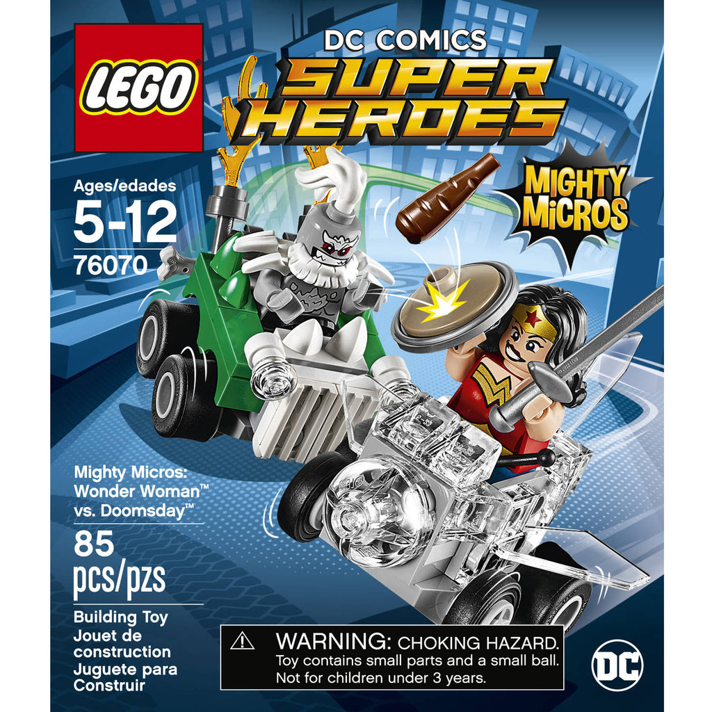 LEGO Super Heroes Mighty Micros: Wonder Woman Vs. Doomsday 76070 Build ...